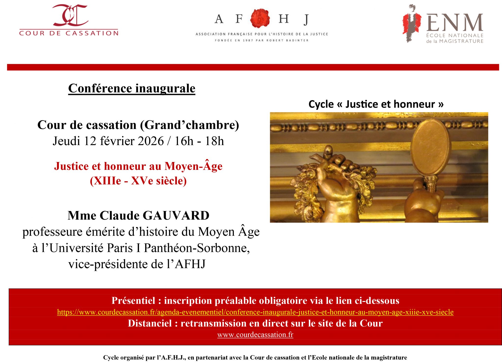 Justice et honneur (cycle 2026) – AFHJ
